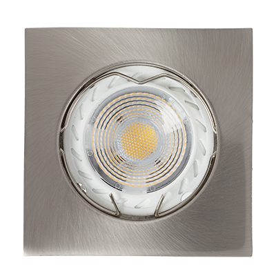 D/Light Square Die Cast S/Chrome 50w 12v - Radiant Lighting